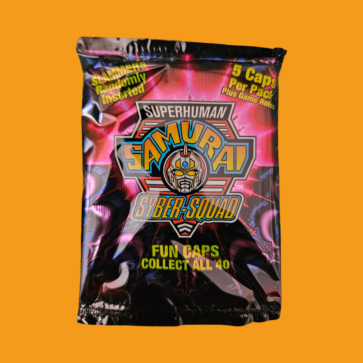 1994 Superhuman Samurai Syber Squad Fun Caps – Bazinga Cards ...