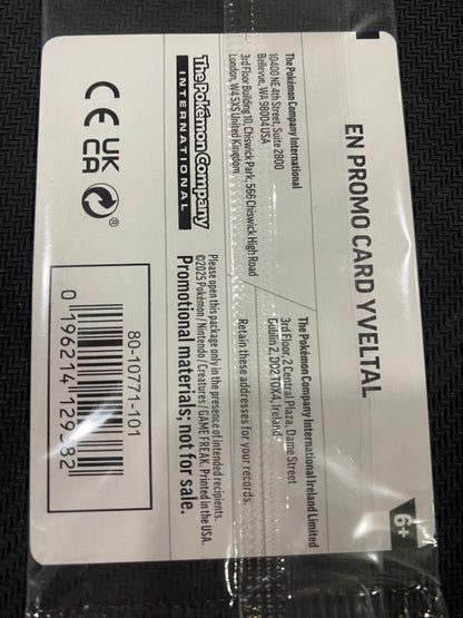 Yveltal 088/132 - Mega Evolutions - EB Games Promo – Bazinga Cards ...