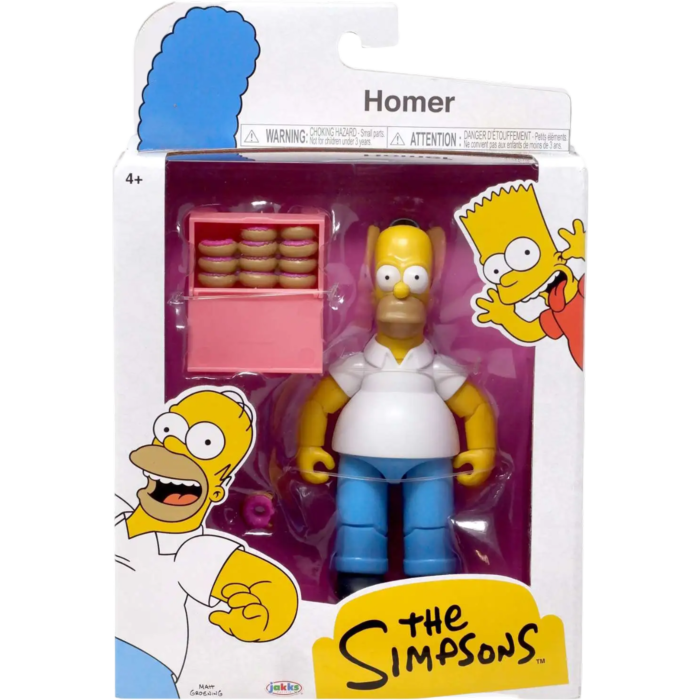 The Simpsons - Homer Simpson 5" Scale Action Figure (Wave 1) – Bazinga ...