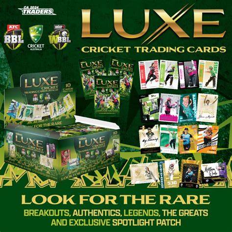 Cricket - 2024/25 Luxe Cricket Trading Cards Hobby Pack Single ...