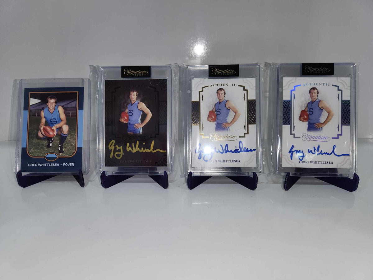 SA CARDS SIGNATURE SERIES - GREG WHITTLESEA - Full Set plus Retro card ...