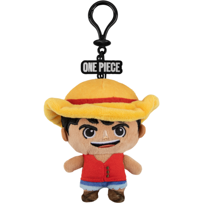 One Piece (2023) - Luffy Plush Keyring – Bazinga Cards, Collectibles ...