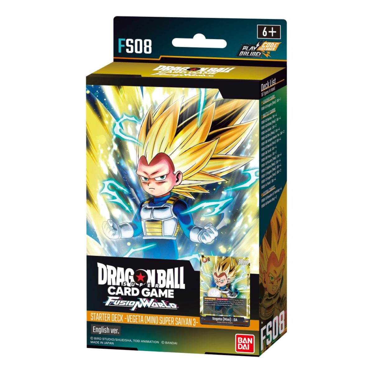 Dragon Ball Super Card Game: Fusion World – Starter Deck: Vegeta (Mini ...