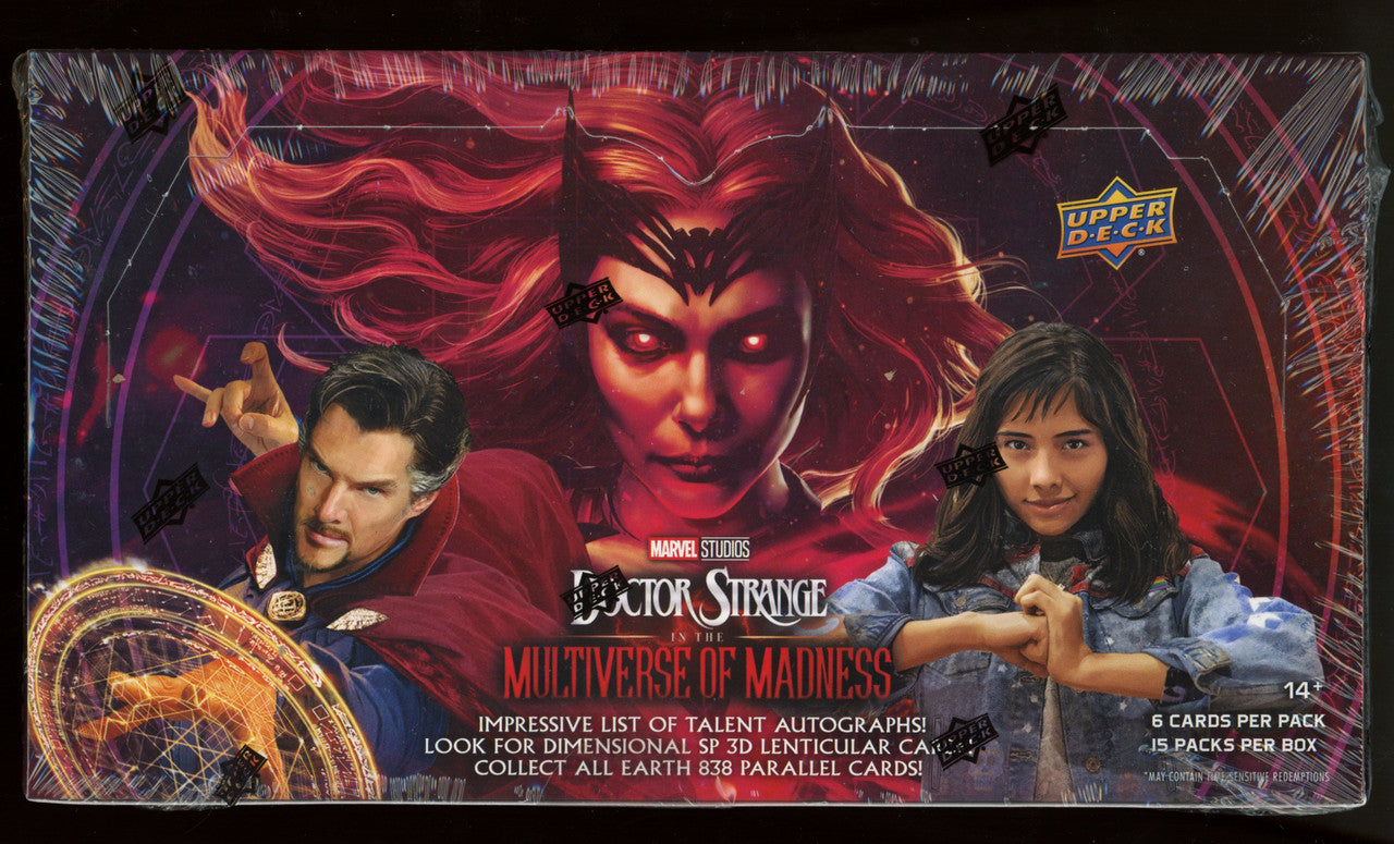 Marvel Studios Doctor Strange Multiverse of Madness Hobby Box – Bazinga ...